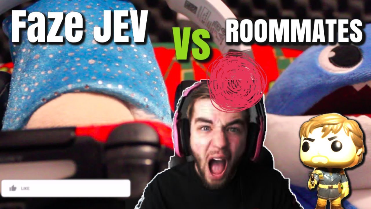FAZE JEV VS ROOMMATES - YouTube