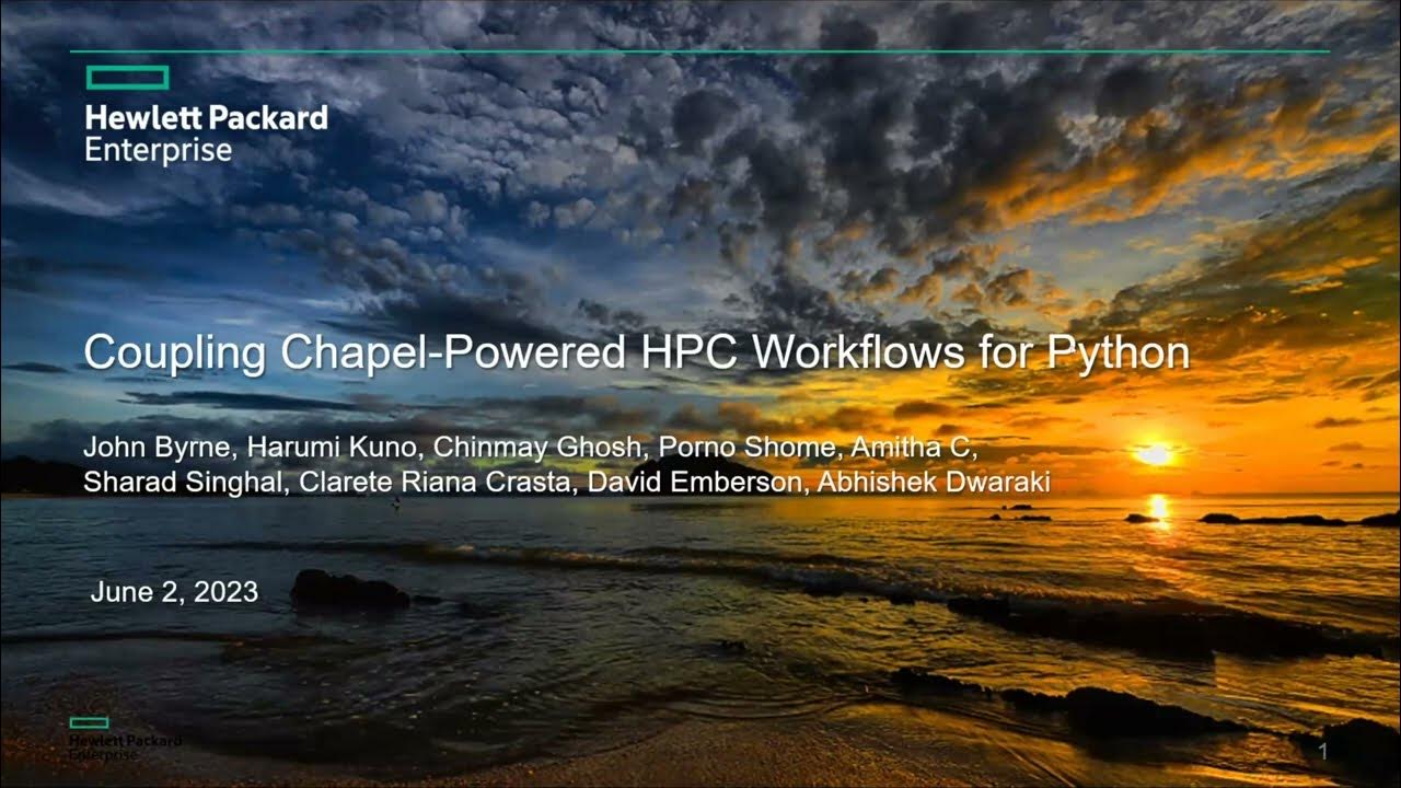 CHIUW 2023: Coupling Chapel-Powered HPC Workflows for Python - YouTube