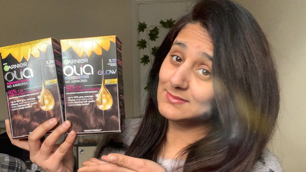 Garnier Olia Permanent Hair Color - YouTube