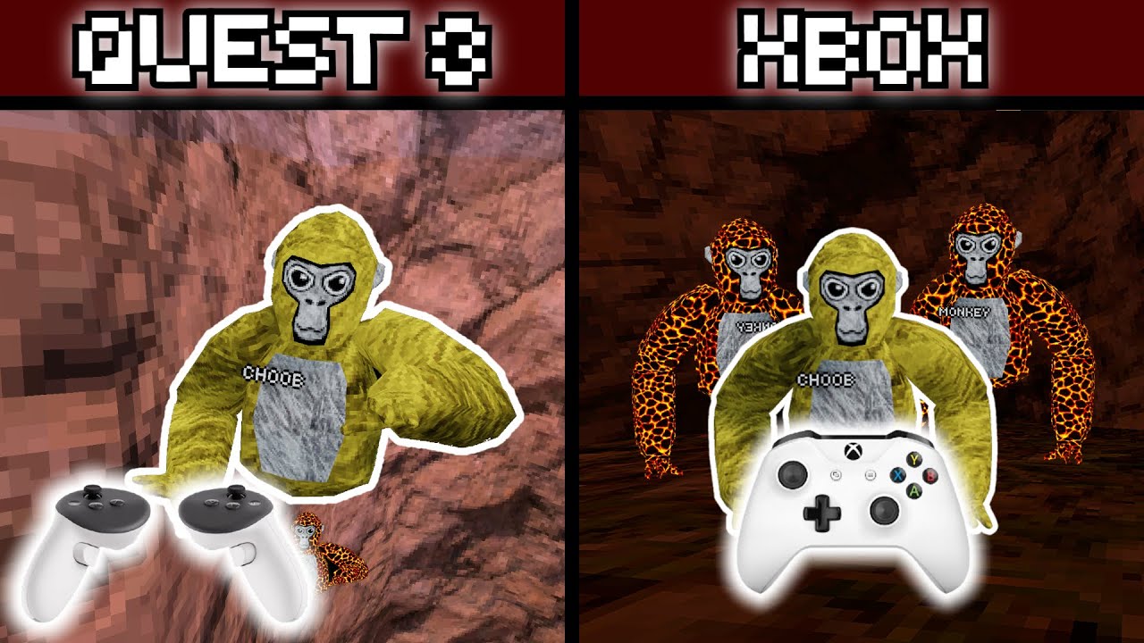 Gorilla Tag with a Random Controller - YouTube