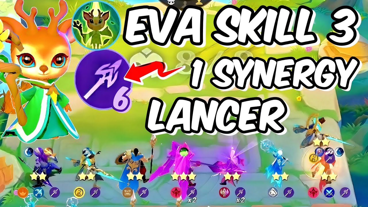 TRIK EVA LANCER | FULL SPEED LAWAN MUSUH | CARA MAIN COMMANDER EVA ...