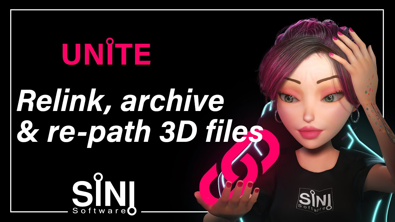 The Unite 3ds Max plugin relinks missing files supporting many third party file types plugins ...