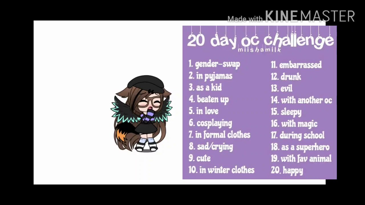 20 day oc challenge day 15 - YouTube