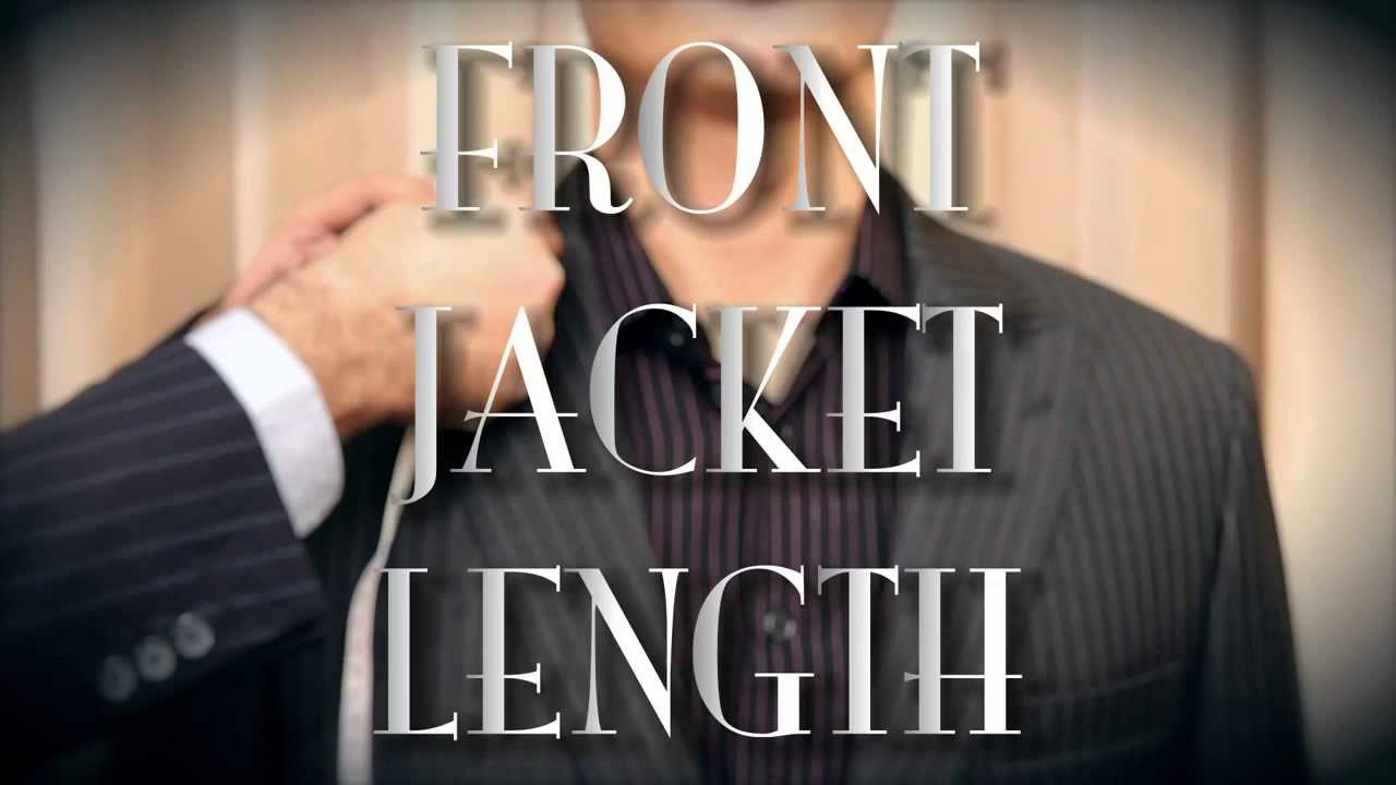 Front Jacket Length Measurement - YouTube