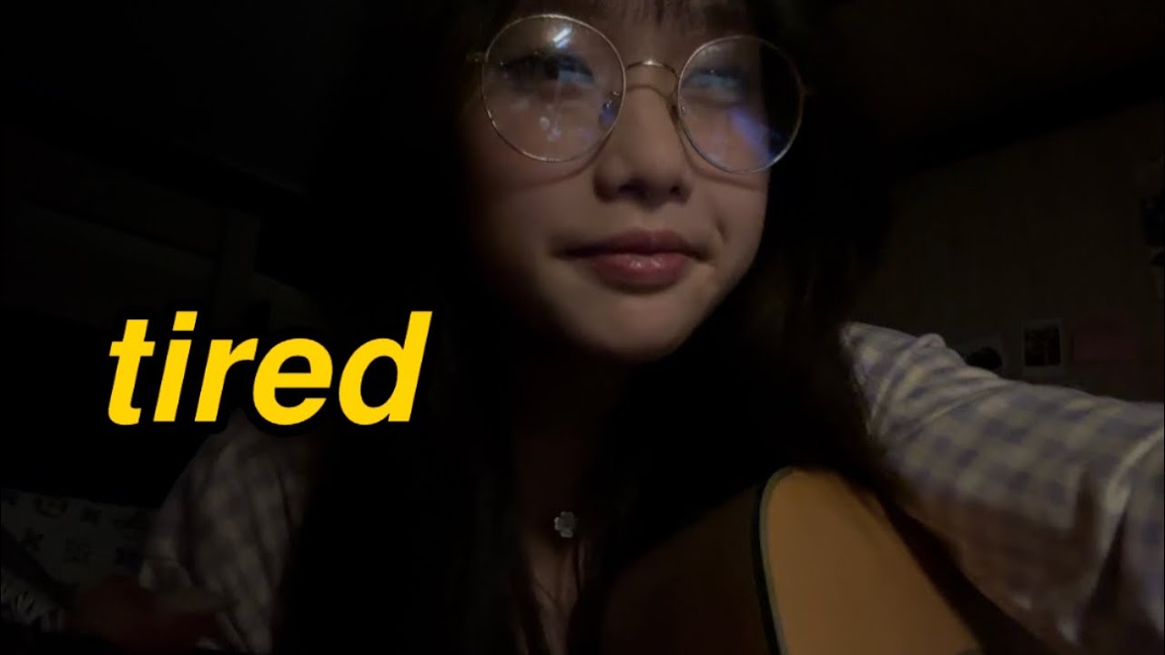 tired - beabadoobee // cover (acoustic version) 💤 - YouTube