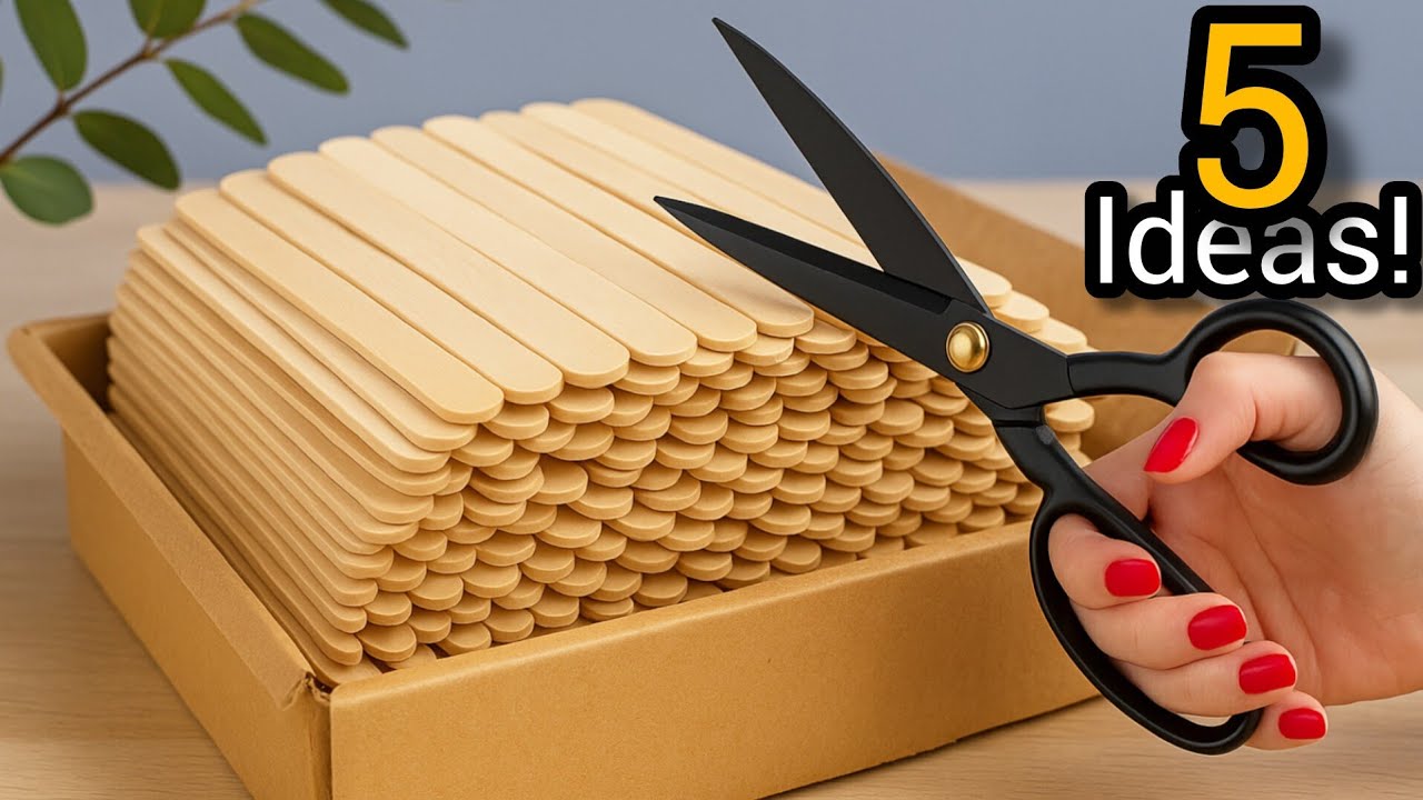 5 Incredible Popsicle Stick Ideas That Are Worth Hundreds of Dollars ...