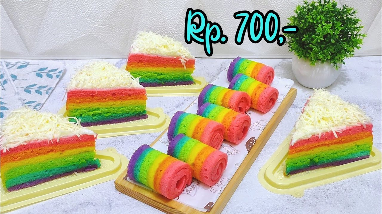 sejak tahu resep ini tak perlu lagi gulung rainbow roll mini saat panas ...