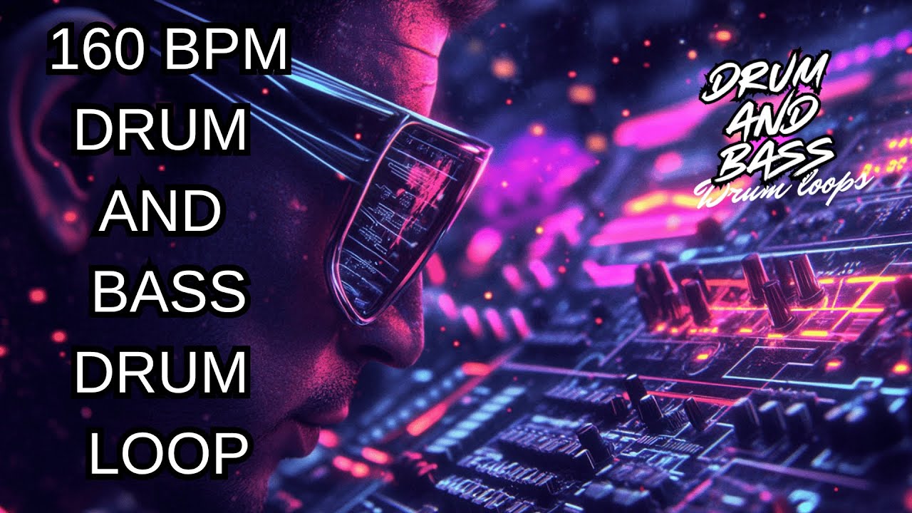 160 BPM Drum and Bass Drum Loop – Fast Breaks for DnB Writing - YouTube