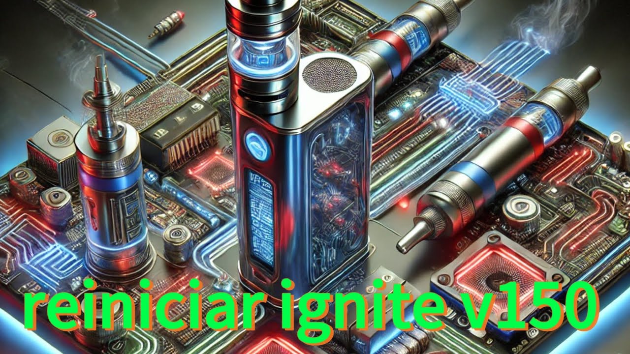 TUTORIAL DE COMO REINICIAR POD DESCARTABLE IGNITE V150 1500 PUFFS - YouTube