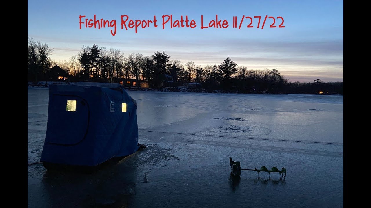 Fishing Report Platte Lake 11/27/22 - YouTube