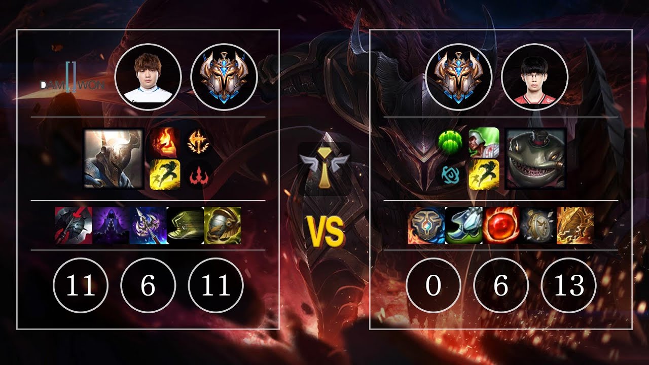 DWG BeryL Pantheon vs Irove Tahm Kench Sup - KR Challenger Patch 10.11 ...