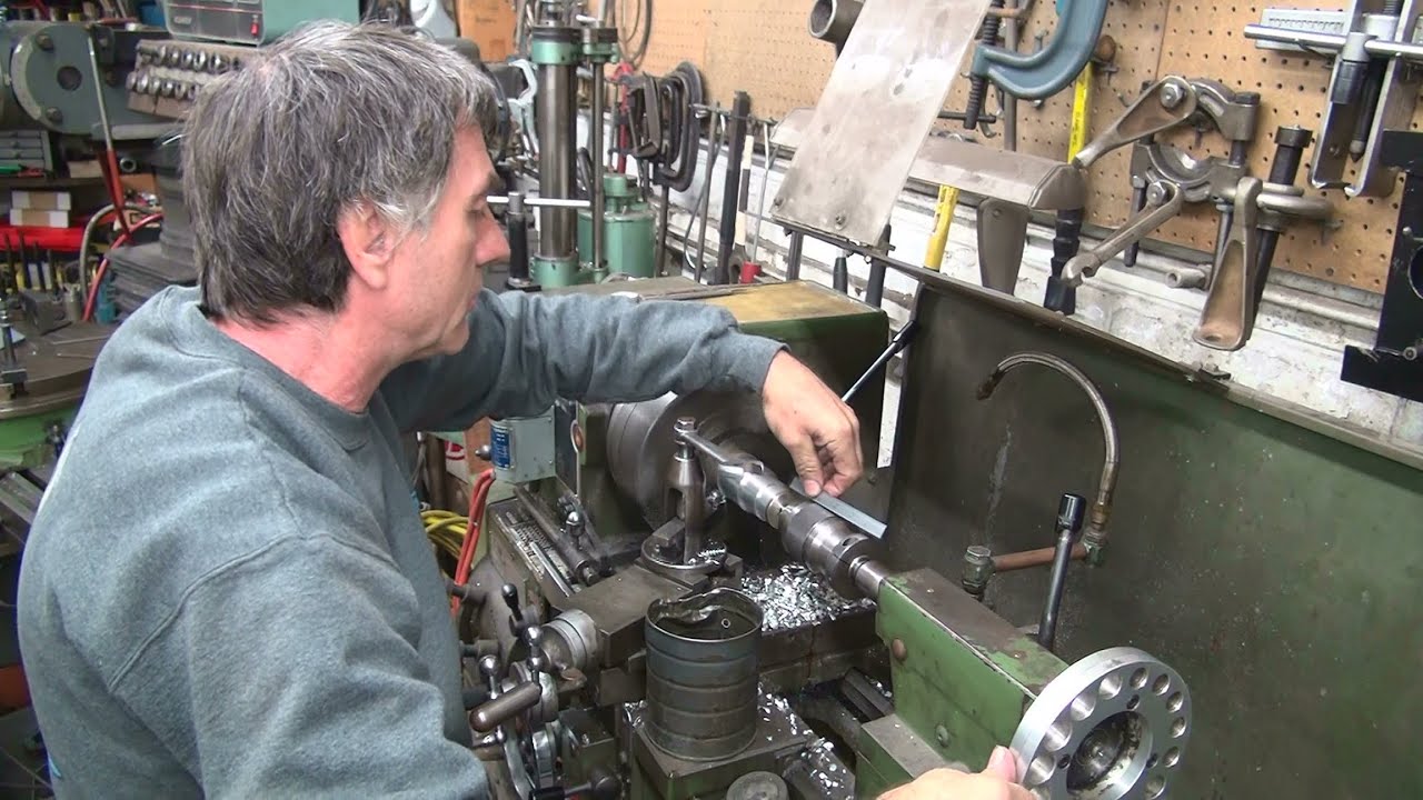 #135 the making of a flywheel truing tool crankshaft milwaukee 8 m8 evo ...