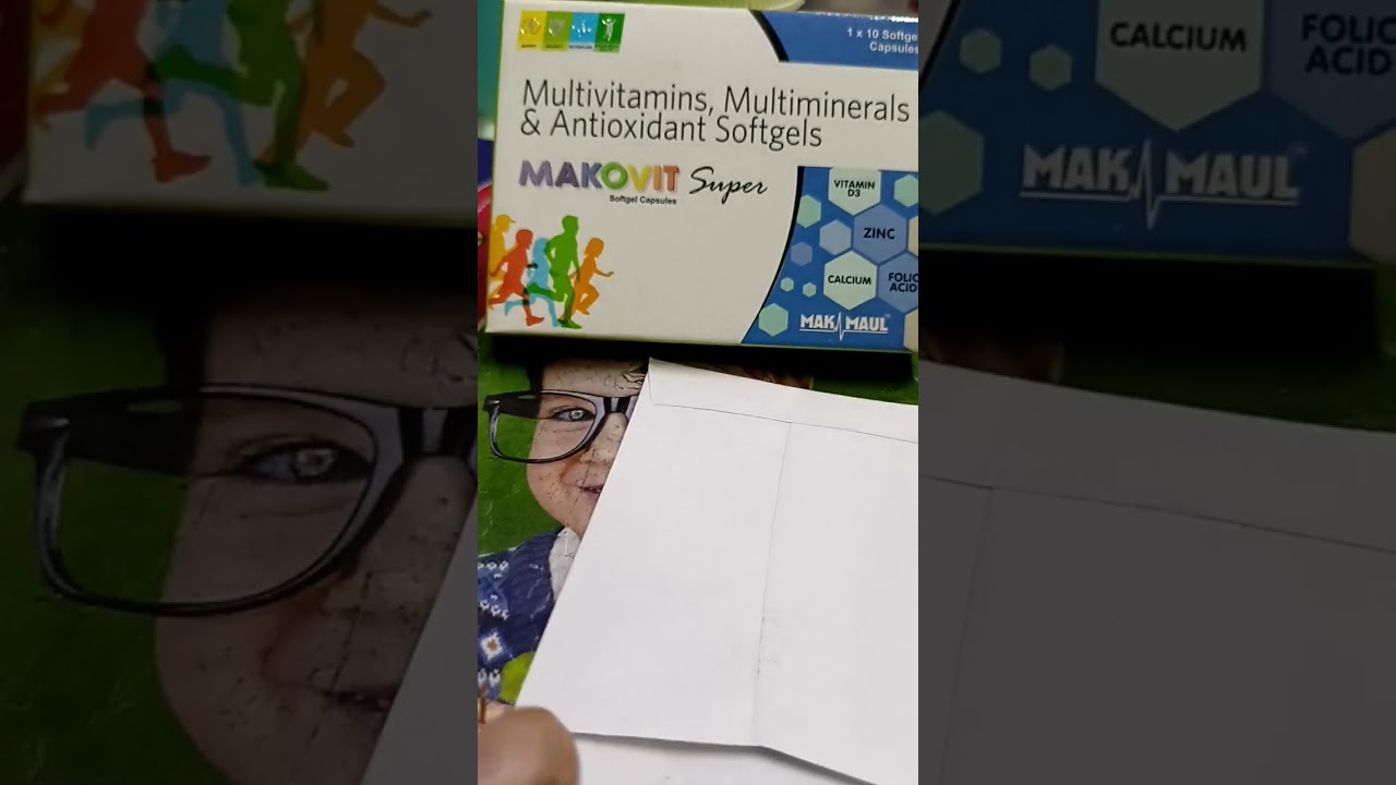 makovit capsule, multivitamin capsule - YouTube