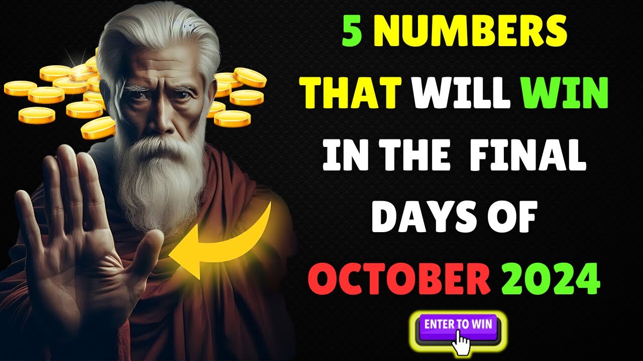 5 Winning Numbers for the Final Days of October 2024 | Buddhist ...