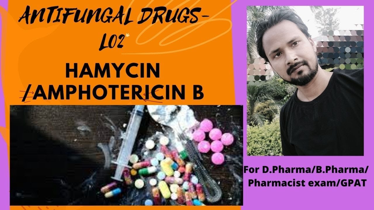 L.02 : Antifungal Drugs : Amphotericin, Hamycin II Structure and some ...