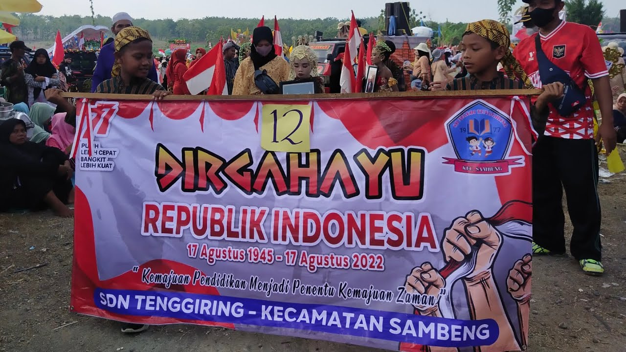 Karnaval SDN TENGGIRING (HUT RI ke 77) - YouTube