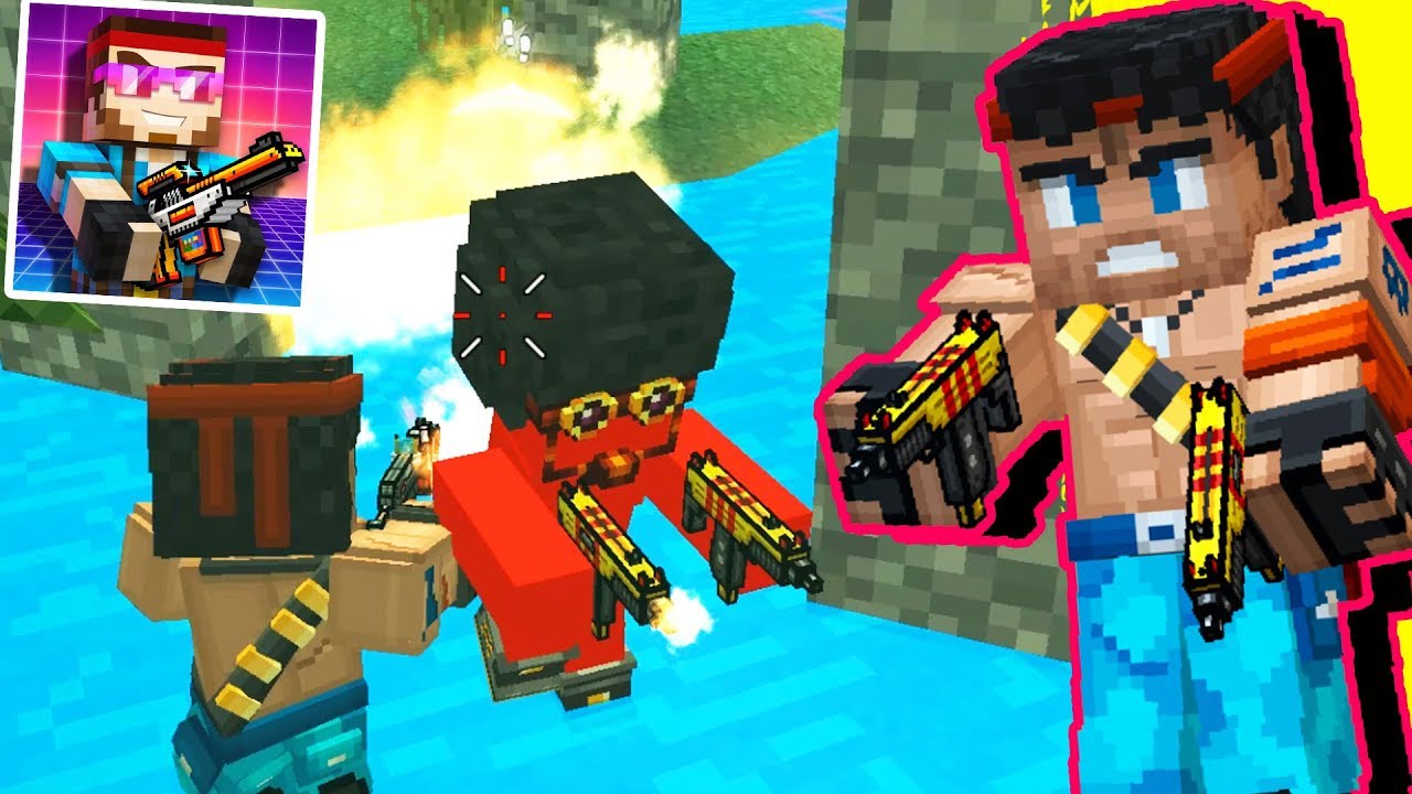 Pixel Gun 3D - BLUE SOLDIER // Battle Royale - YouTube