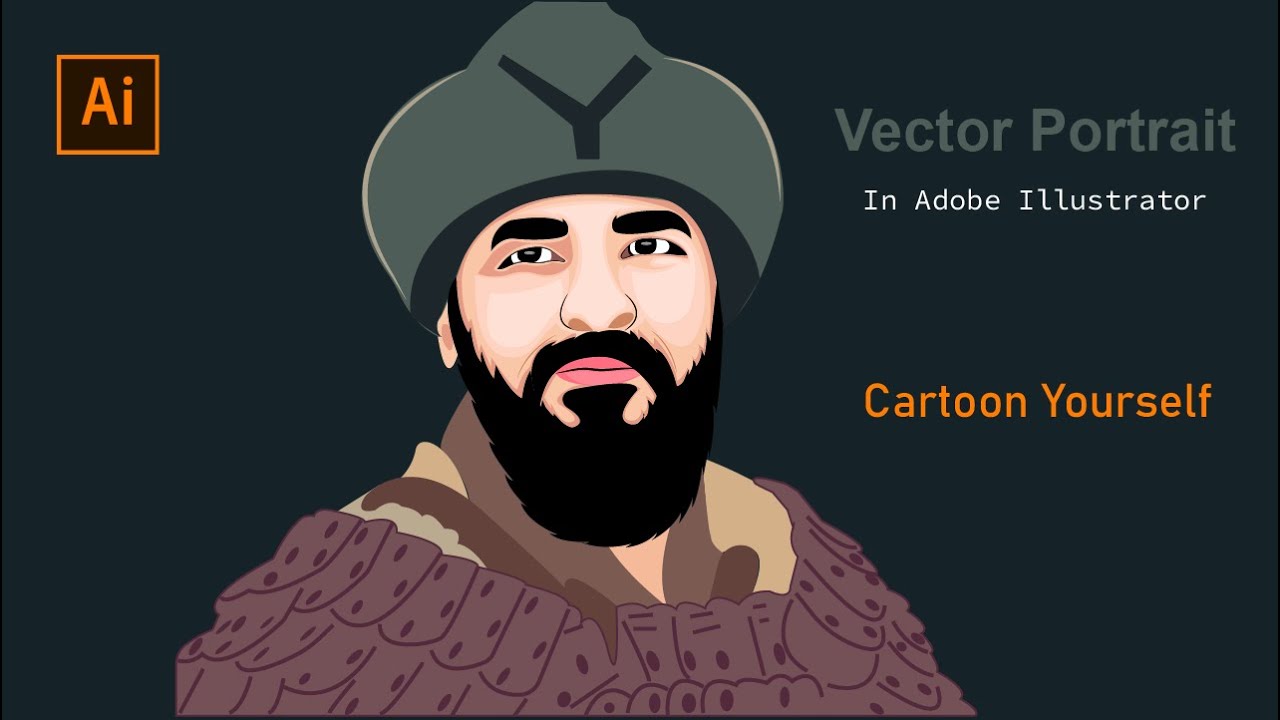 Vector Portrait , Vector Art , Cartoon Portrait- Adobe illustrator ...