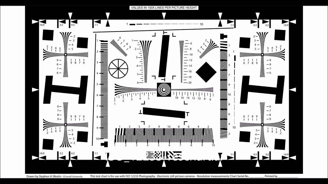 Test Chart 1080p - YouTube
