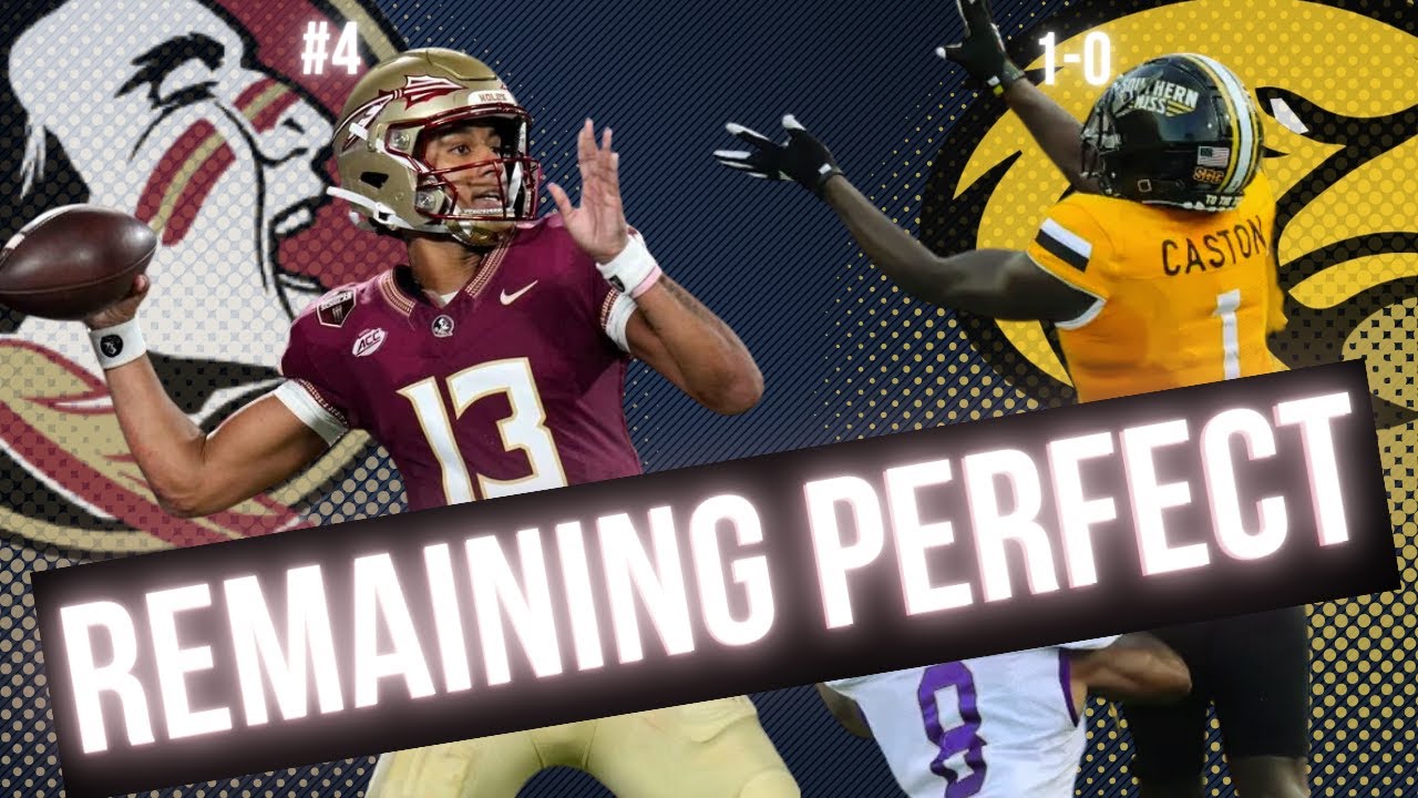 FSU Football vs Southern Miss | Preview & Prediction - YouTube