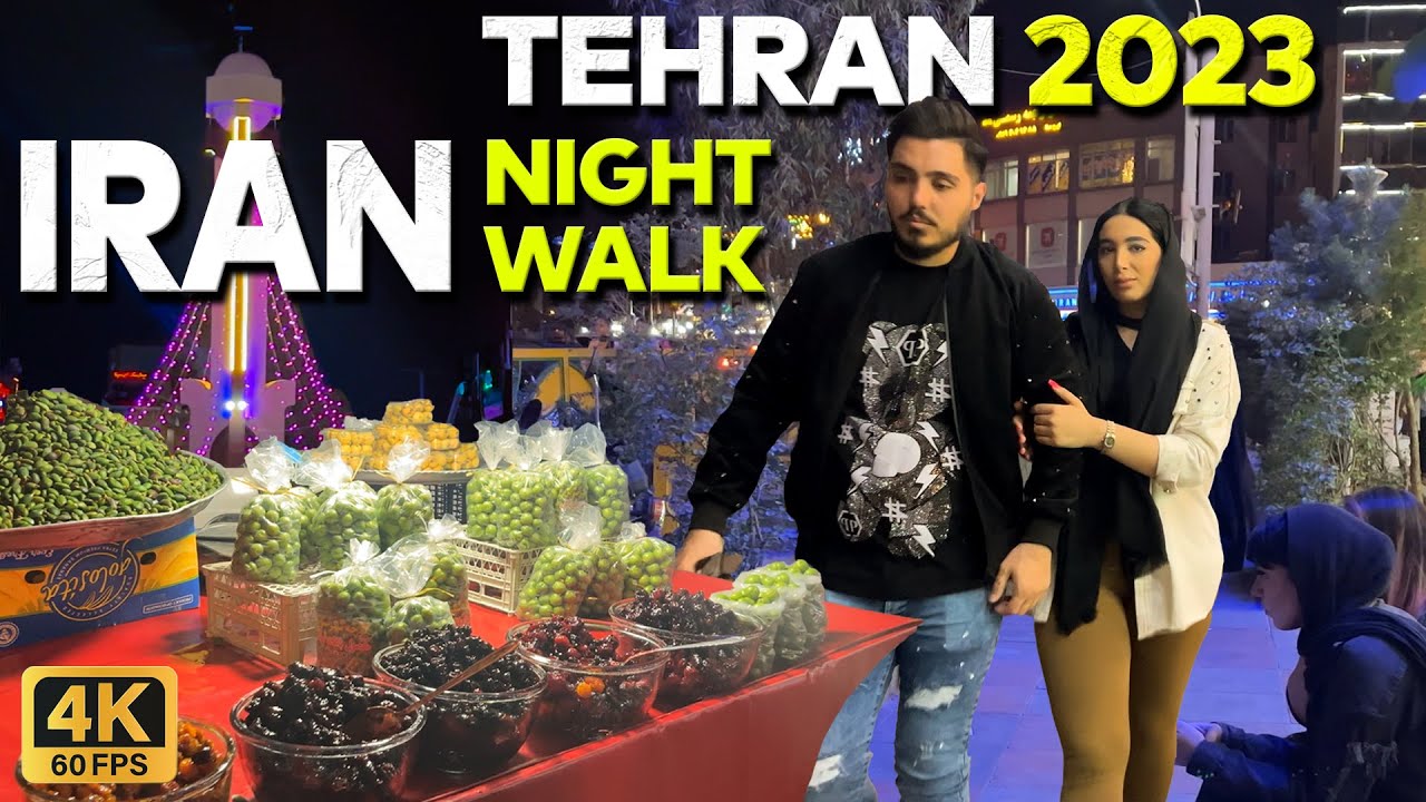 TEHRAN 2023 Street Walk in Sadeghiyeh🇮🇷IRAN 4K Night Walking Tour #iran - YouTube