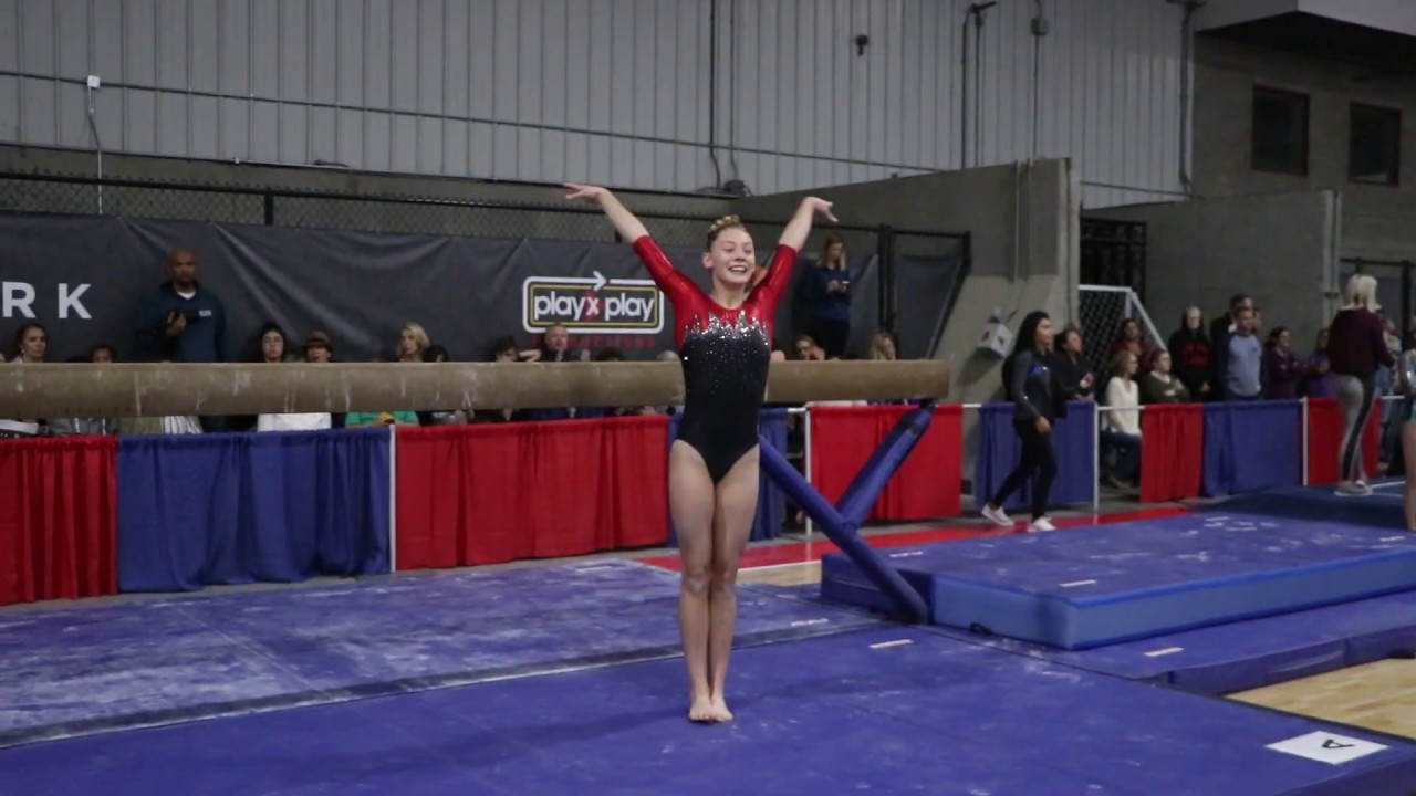 Skylar Vessels 1st Place Beam SoCal State 2019 Wildfire Gymnast Level 5 ...