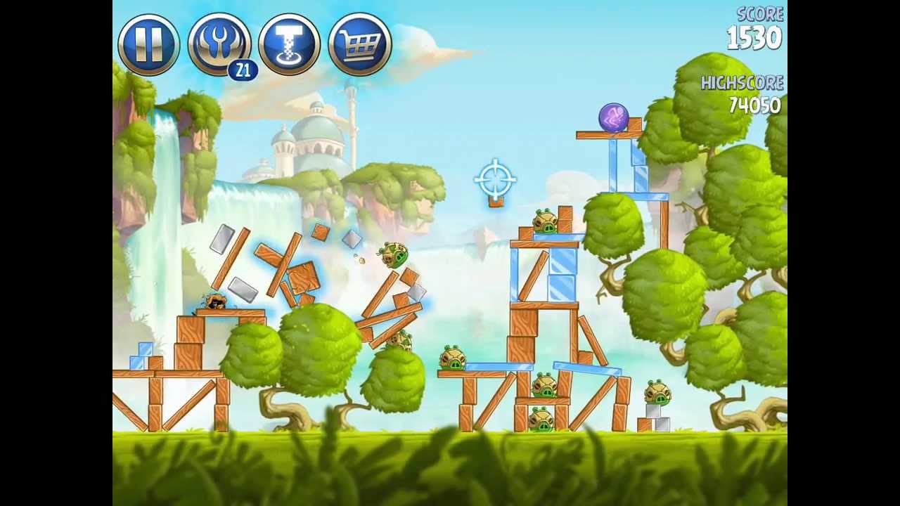 Angry Birds Star Wars 2 - Level B1-19 (Naboo Invasion) - 3 Stars ...