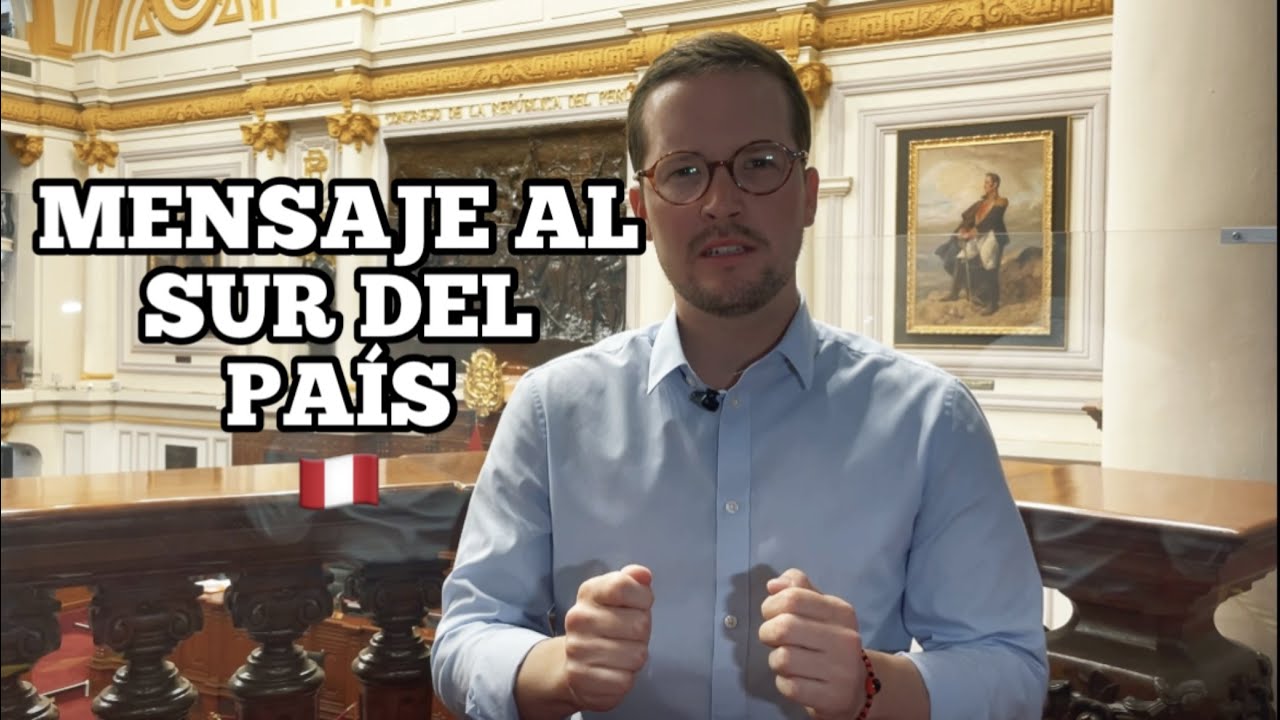 Alejandro Cavero en video al sur del Perú: "No dejes que nos dividan ...