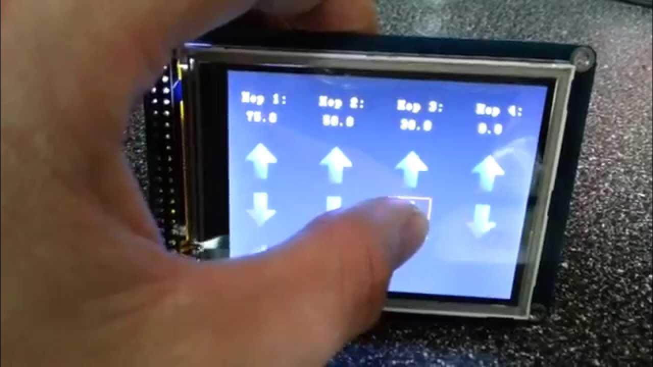 Arduino home automation for brewery - YouTube