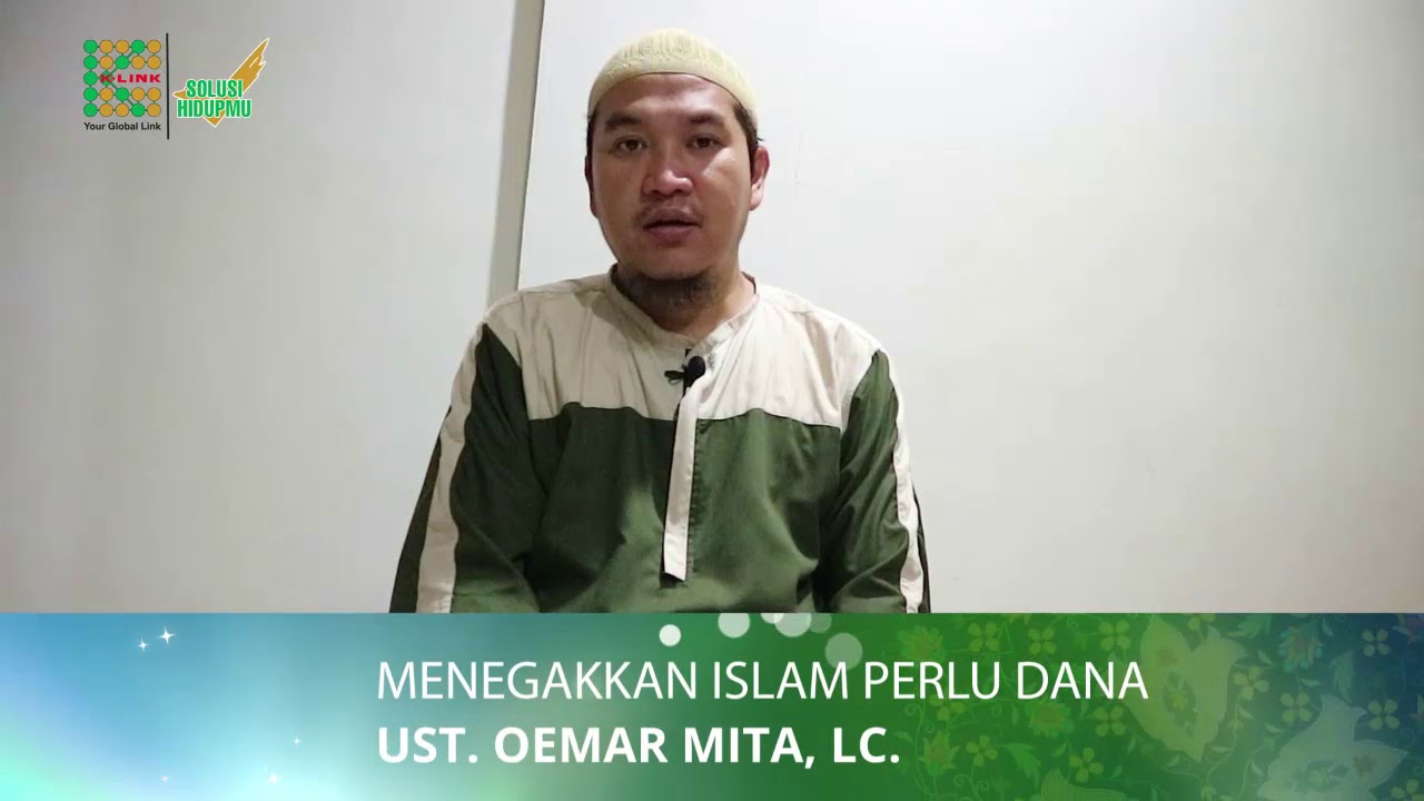 Jihad harta lebih mulia daripada jihad nyawa : ustad Omar Mita - YouTube