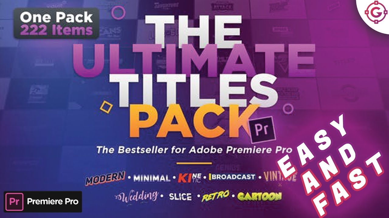 The Ultimate Title Pack Review for PR - Premiere Pro Tutorial [DP669 ...