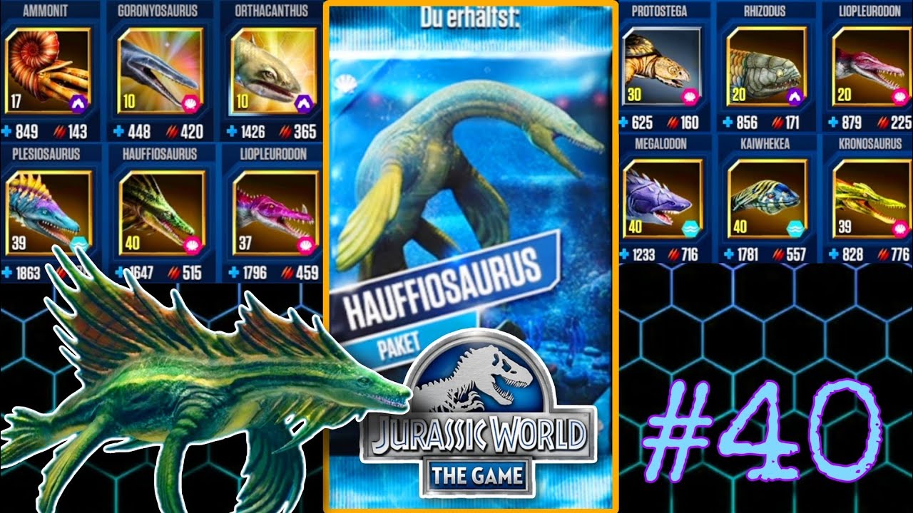 HAUFFIOSAURUS UNLOCK!!! 🔓 | Jurassic World: The Game [Part 40] - YouTube