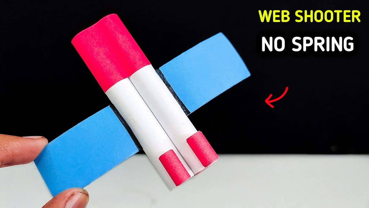 How To Make Web Shooter - 4 Ideas - YouTube