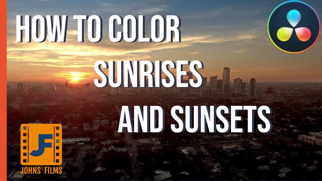 Color Grade Sunrise and Sunset in Davinci Resolve 16.2 - The easy way ...