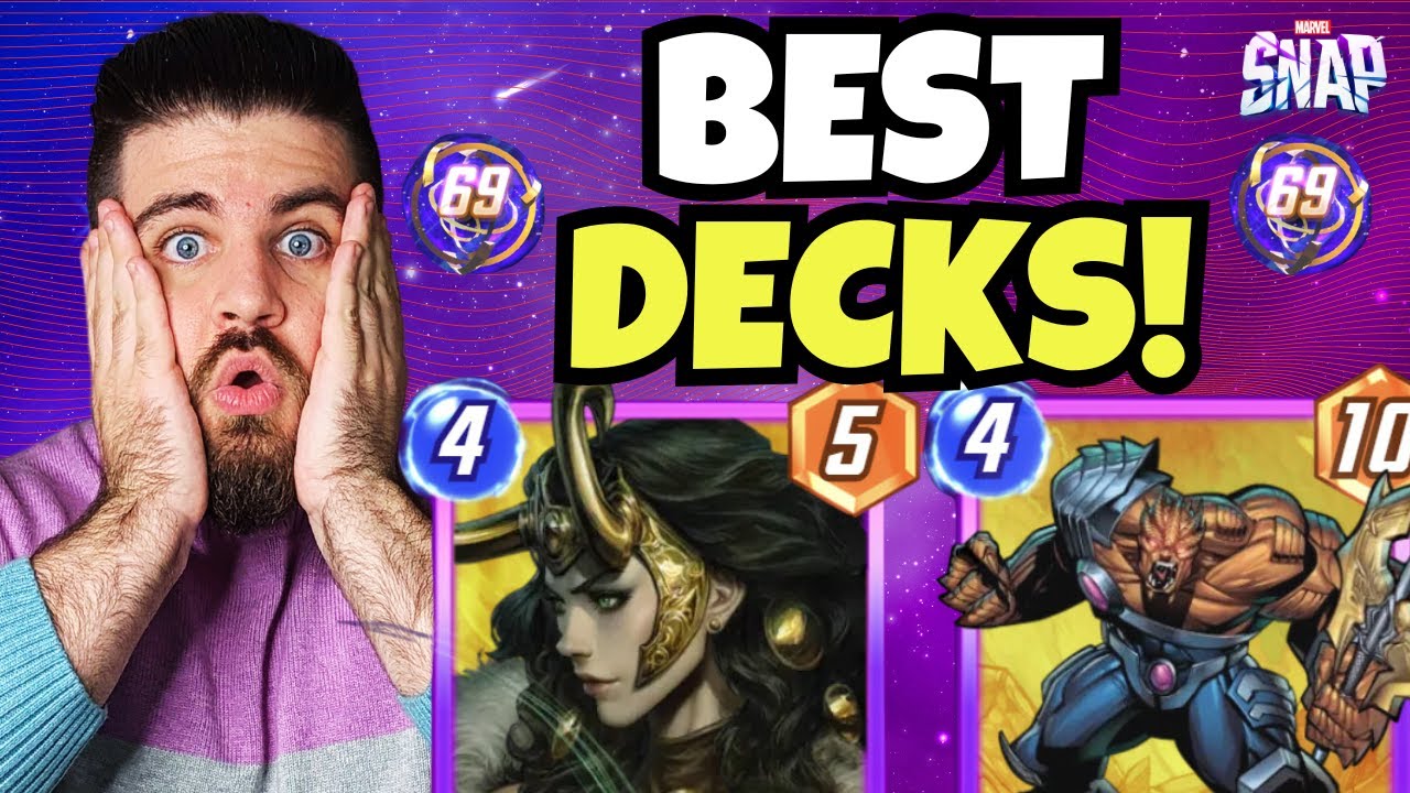 The BEST DECKS To Climb To Infinite In Marvel SNAP! | KMBest Top Decks ...