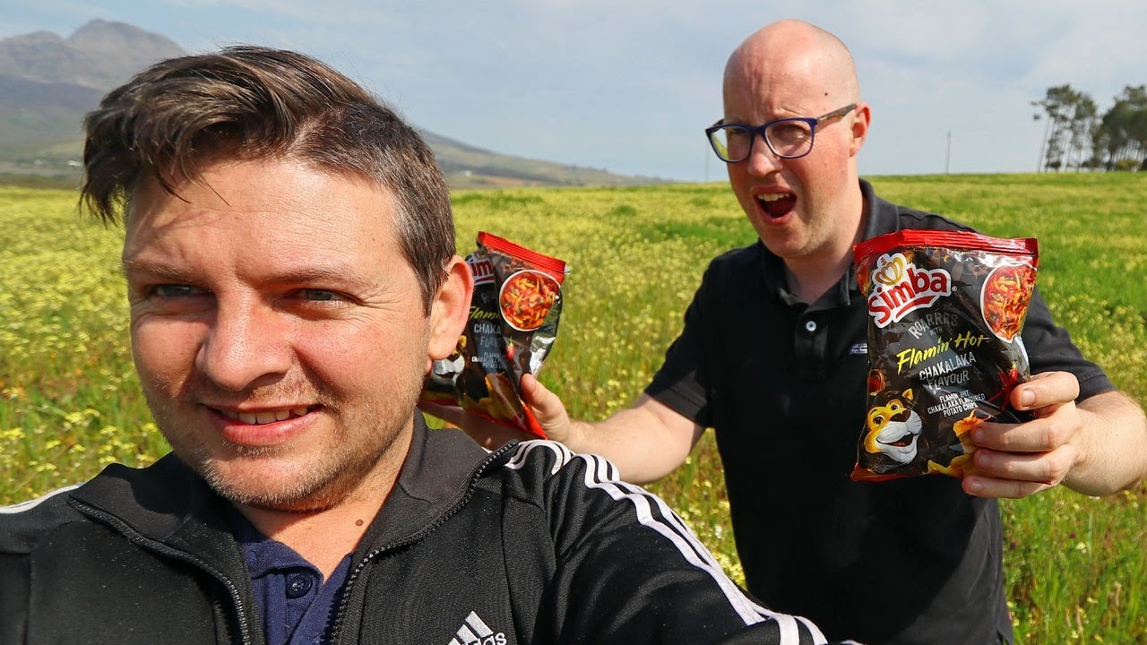 Simba Flamin Hot Chakalaka Chips Review - YouTube