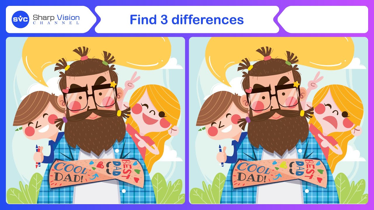 Find 3 Differences | Spot 3 Differences | Puzzle Game No2 - YouTube