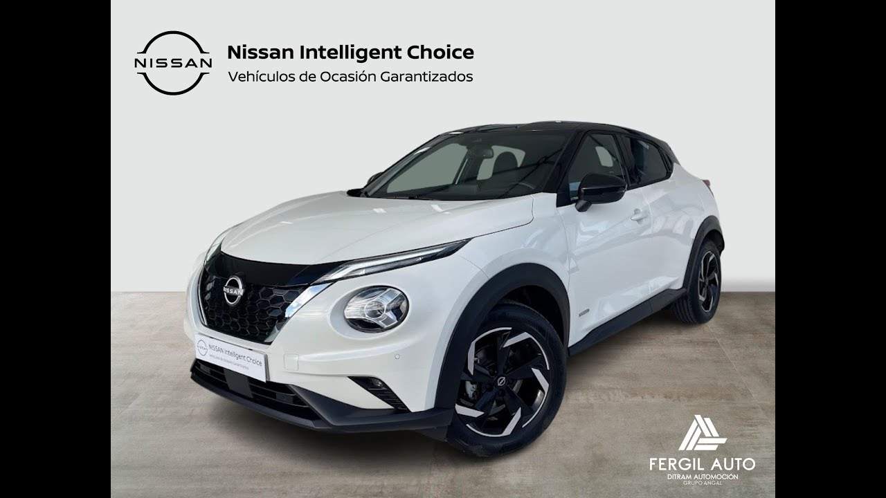 NISSAN JUKE 1 6 HYBRID 145cv N CONECTA LUNAR WHITE + MIDNIGHT BLACK ...