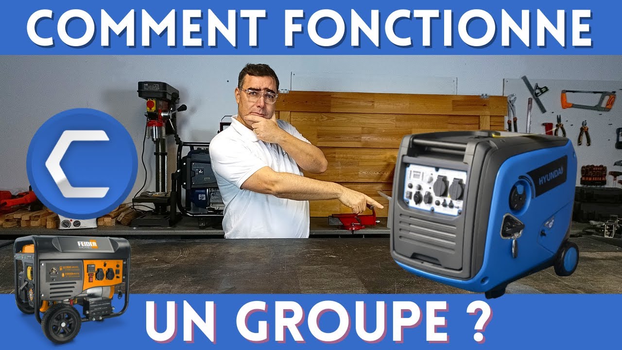 Comment FONCTIONNE un GROUPE ÉLECTROGÈNE ? Tout comprendre en 2 Min - Capitools - YouTube