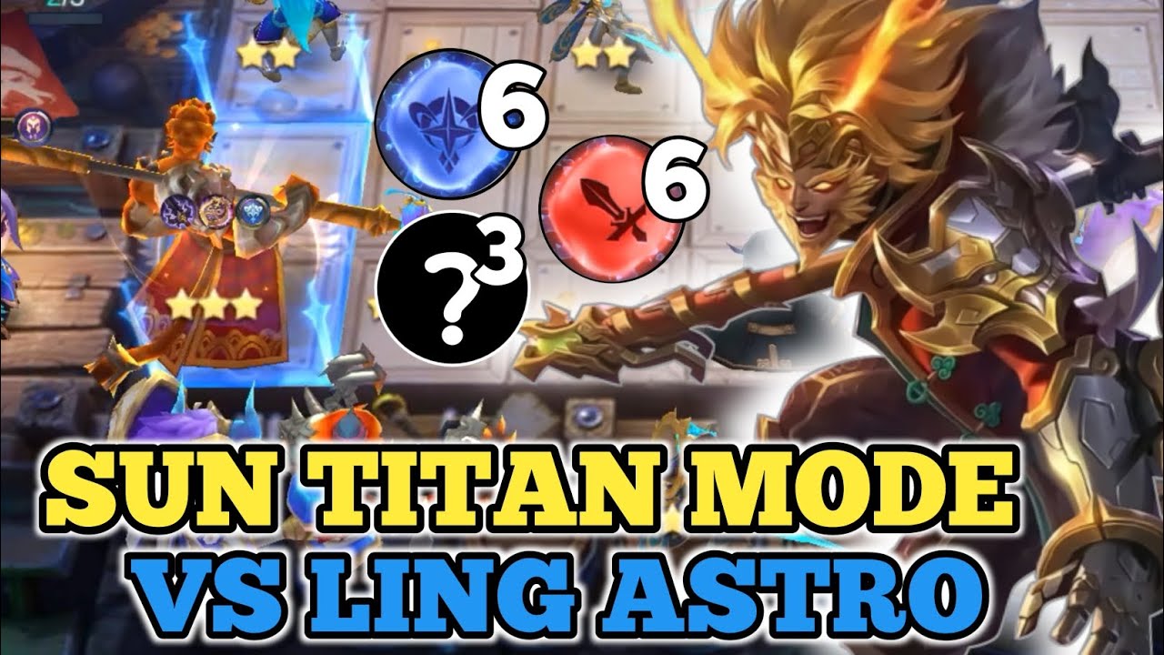 SUN TITAN VS LING ASTRO | DEFINISI COUNTER YANG TERCOUNTER PAKE COMBO ...