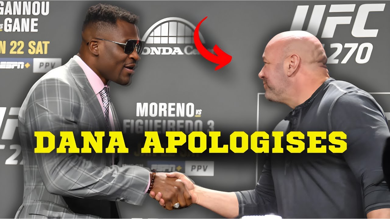 Dana White APOLOGIZES for ERASING Francis Ngannou From UFC Content ...