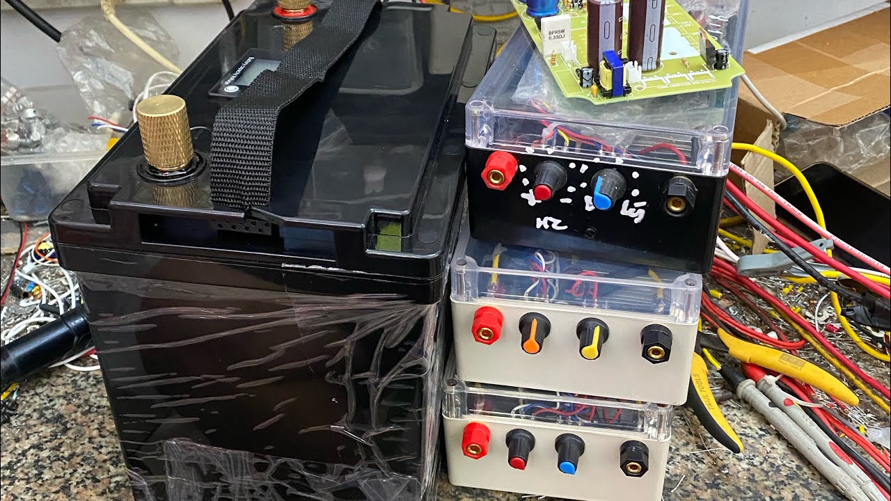 Combo pin lithium 105A và máy 10fet IGBT auto mặn lợ ngọt 6fet LC ...