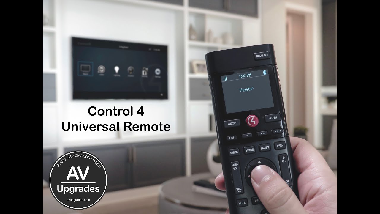 Tour of Control 4's Universal Remote... - YouTube
