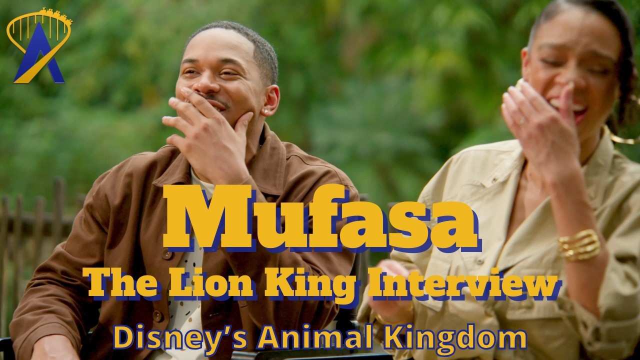 Mufasa: The Lion King Movie Stars Interview at Animal Kingdom - YouTube