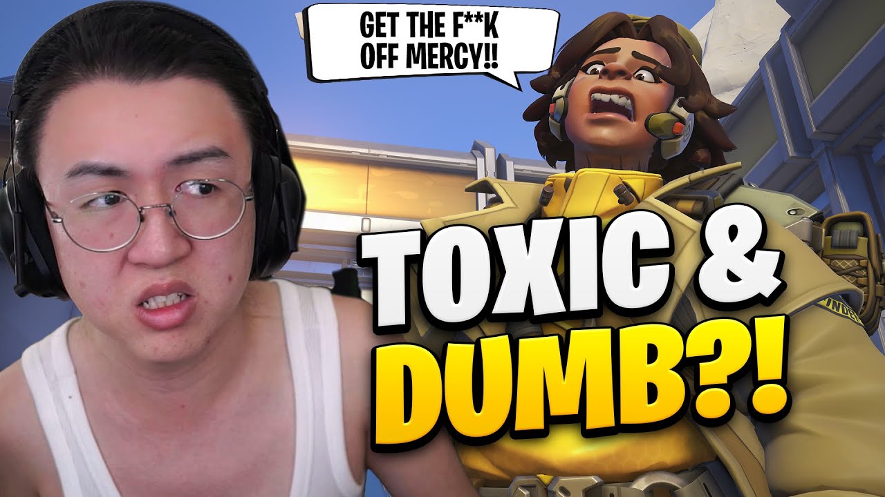 Overwatch players are so toxic and dumb!! - YouTube