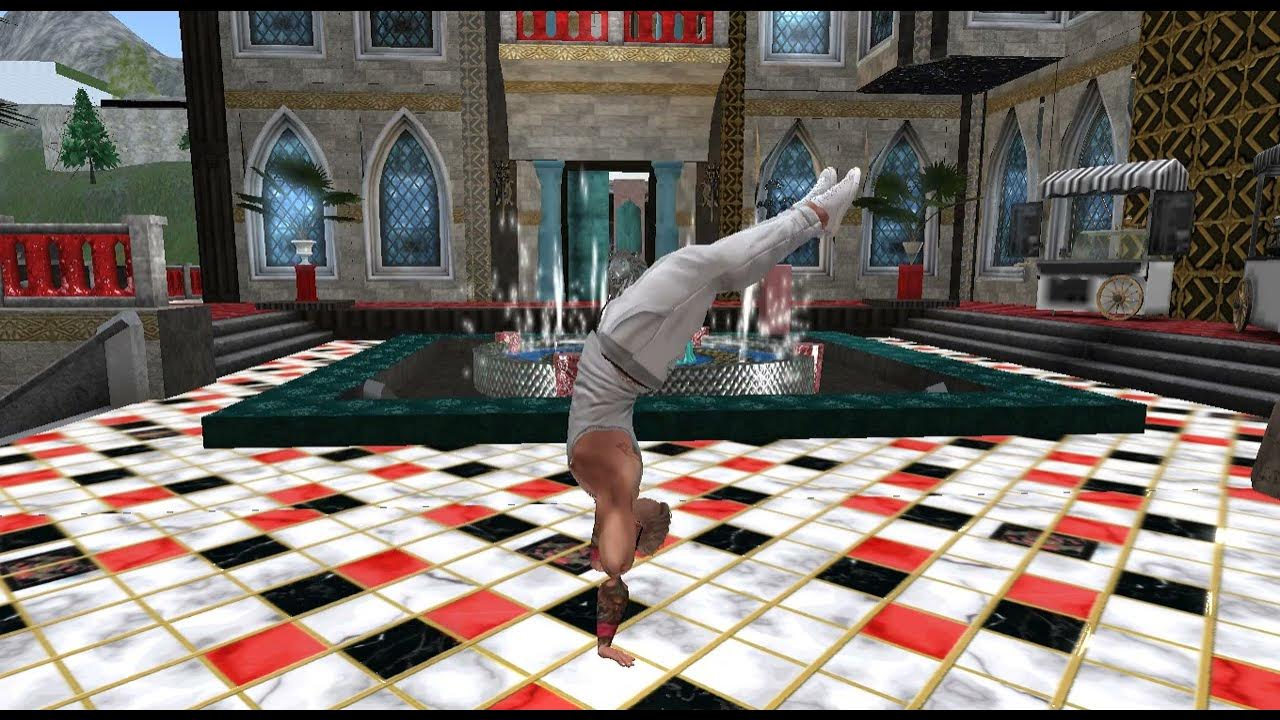 Explosive animation - Handstand Bend | #3d #animation for @secondlife - YouTube