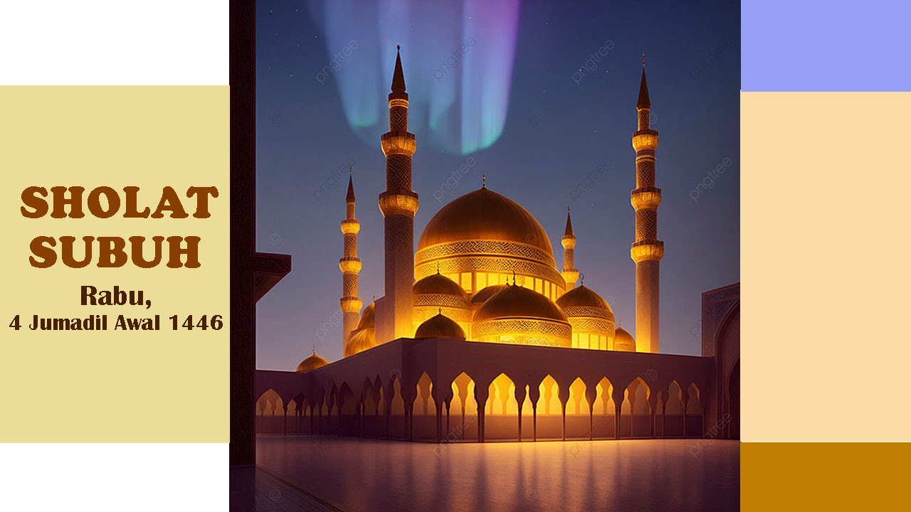 Sholat Shubuh, Masjid Al-Millah Sidoarjo. Rabu, 4 Jumadil Awal 1446 ...