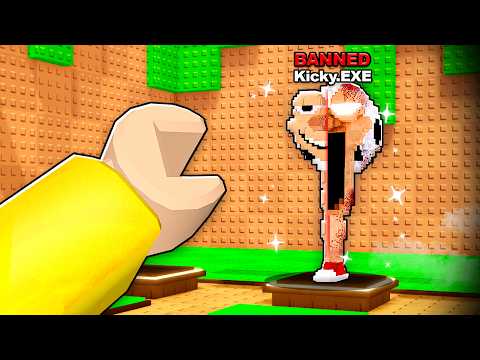 Kick A Lucky Block, But Anything I Touch Turns BANNED!