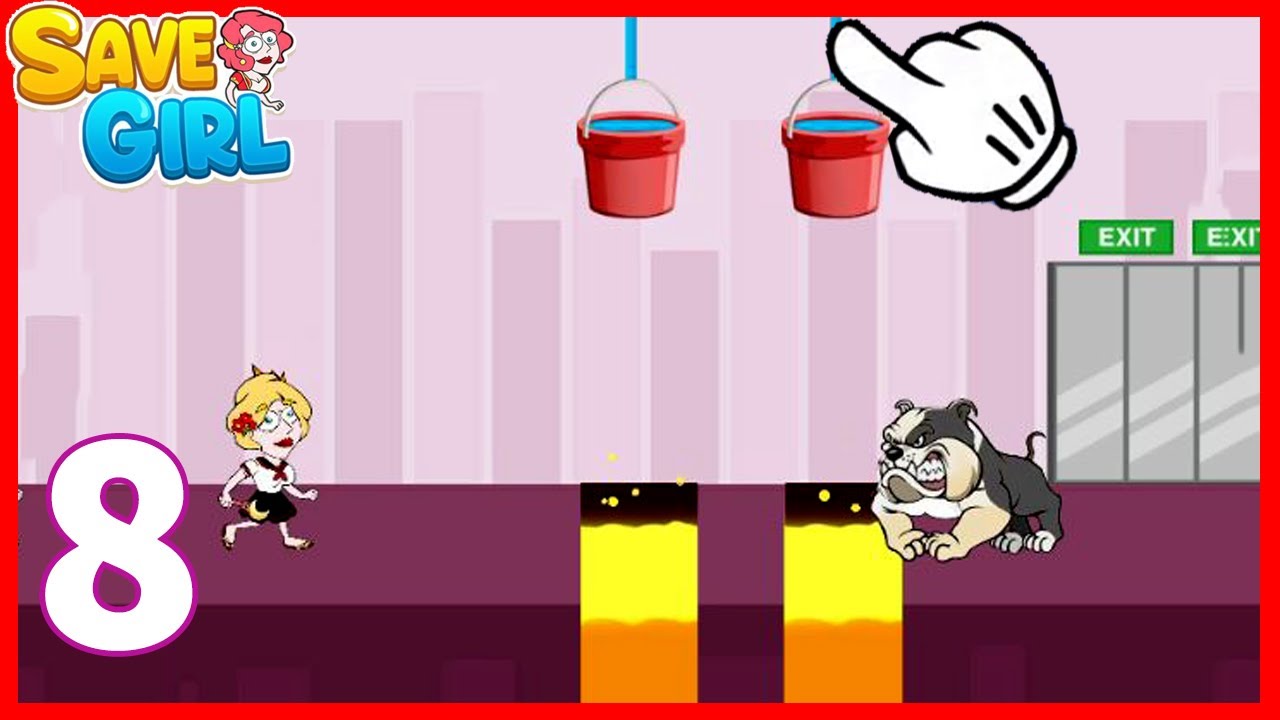 Save Girl puzzle game Part 8 | Rescue Girl gameplay - YouTube