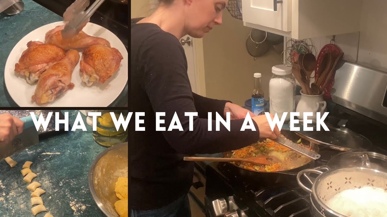 Healthy from scratch dinners | Feeding my family of four - YouTube